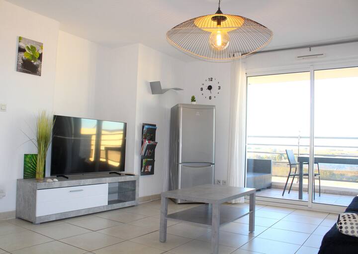 Grand T3 Cosy Et Spacieux De 50 M² - Jusqu'à 6 Prs - Marseillan