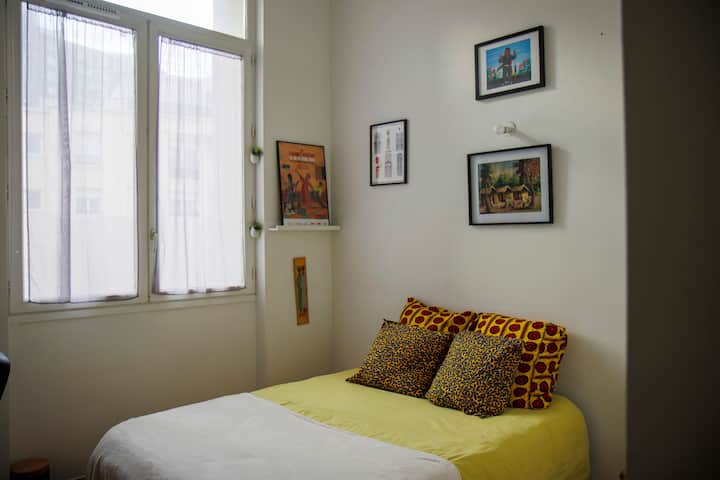 Chambre Double Lumineuse Pantin - 15mn Zénith - La Courneuve