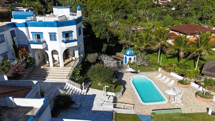 Casa Grega Angra, Pé Na Areia. - Angra dos Reis