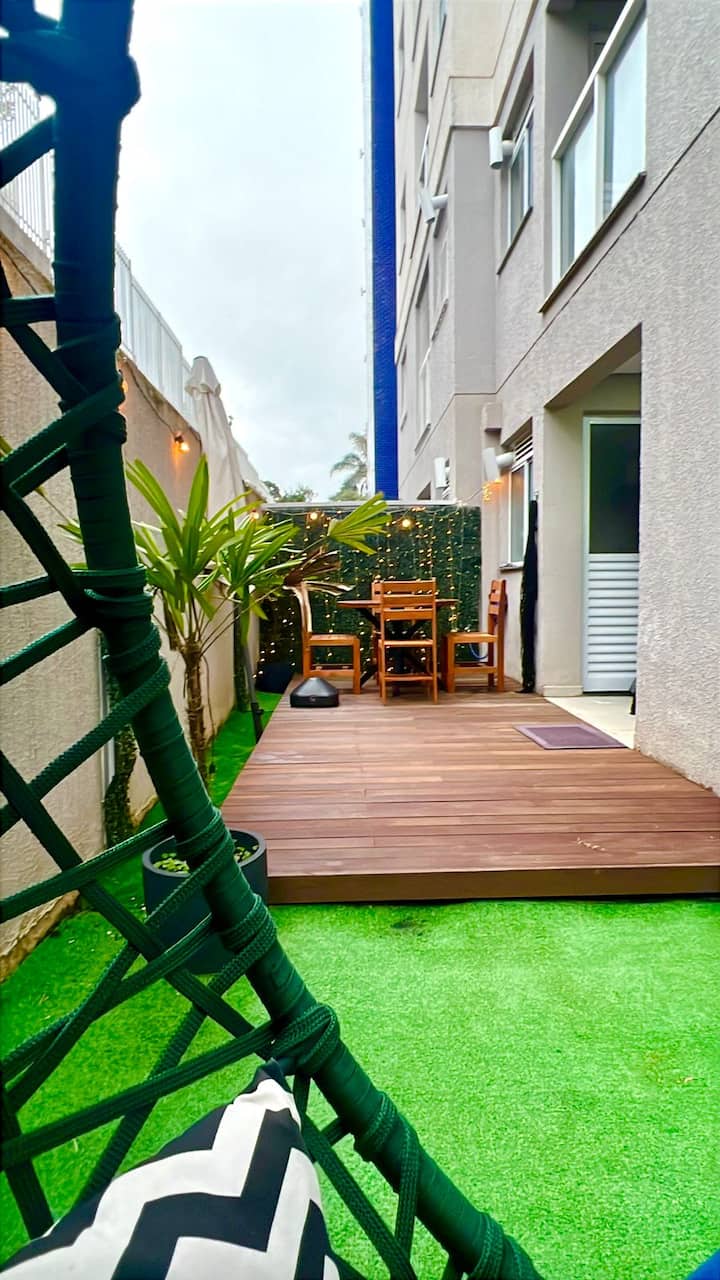 Apto Garden Super Confortável C/ Estacionamento - São José dos Pinhais
