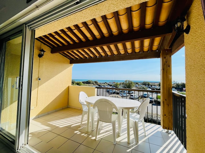 Aquaplage Splendide Vue Mer/piscine/park/terrasse - Le Grau d'Agde