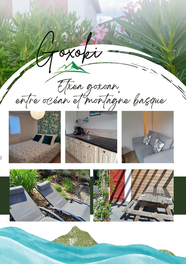 "Goxoki" : Appt 2* - 2 Pers - Centre Village Cambo - Cambo-les-Bains
