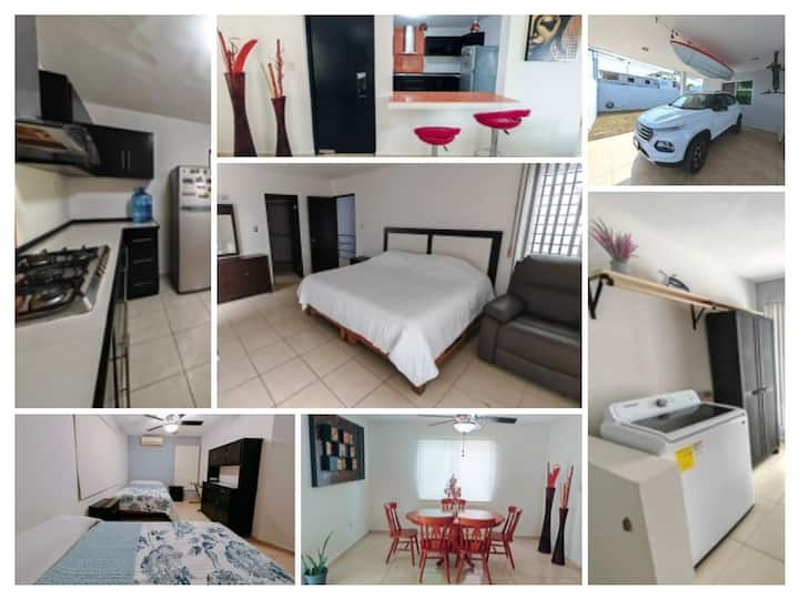 Casa Equipada (Cochera, Cocina, Patio, Lavandería) - Tampico