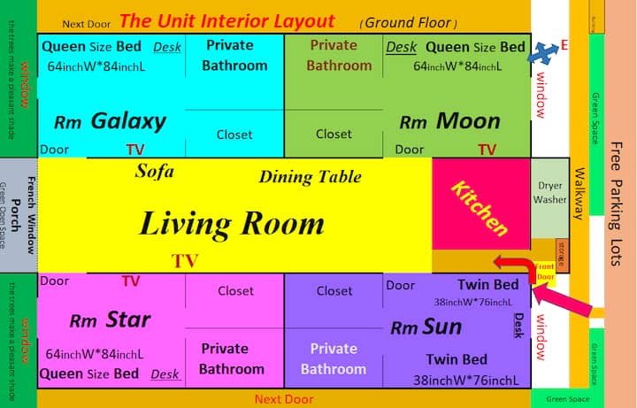 4 Pvt Room/bath, Unit Su Near I-75, Uf/shands H. - Gainesville, FL