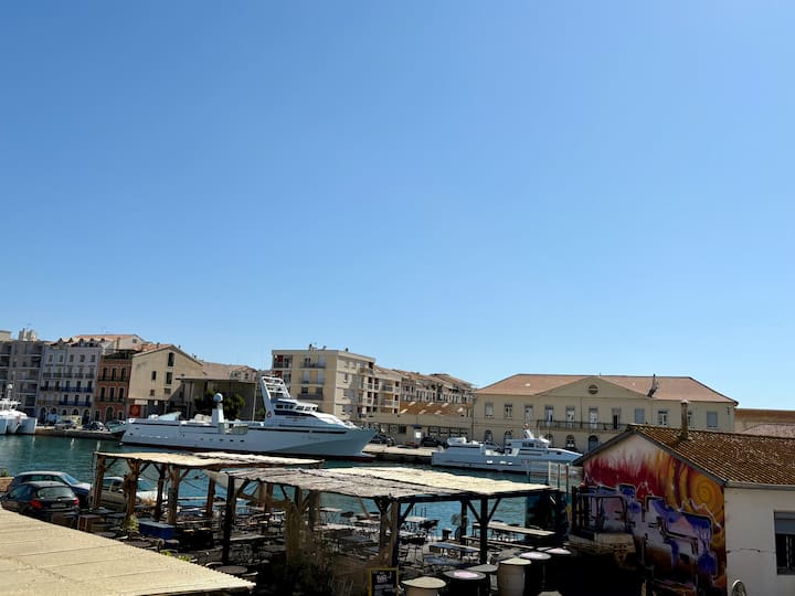 Appart. Centre Ville Sete Sur Quai - 4 à 6 Pers. - Sète