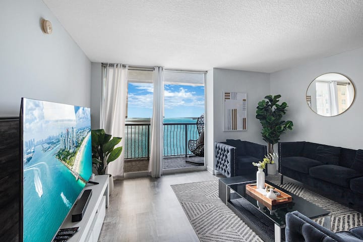 Huge*free Parking*brickell*22nd Flr*3 Bdr*2 Bth - Miami