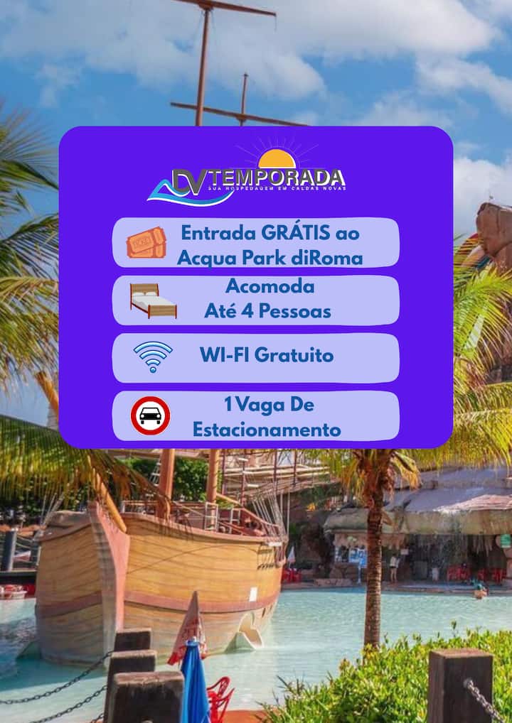 Hotel Spazzio Acqua Park Diroma Incluso - Caldas Novas