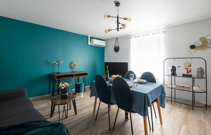 Appartement Célestine 4étoiles à 4 Min Des Thermes - La Manufacture Royale