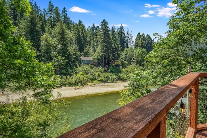 Lazy River~3 Nts For 2 Thru Apr! Riverfront Cabin - Guerneville, CA