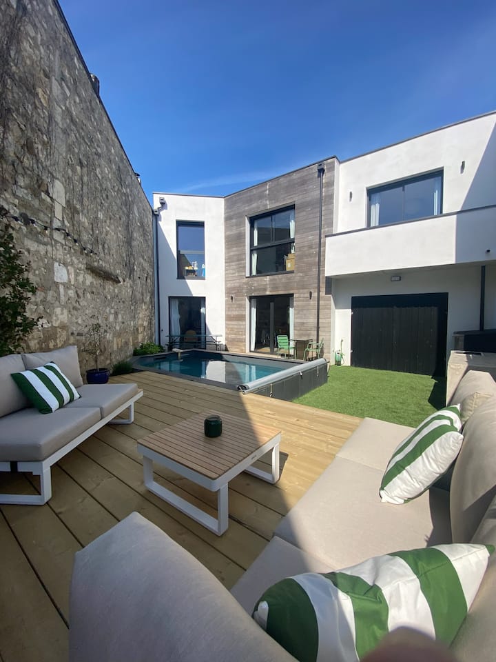 Maison Contemporaine / La Rochelle Centre/ Piscine - La Rochelle