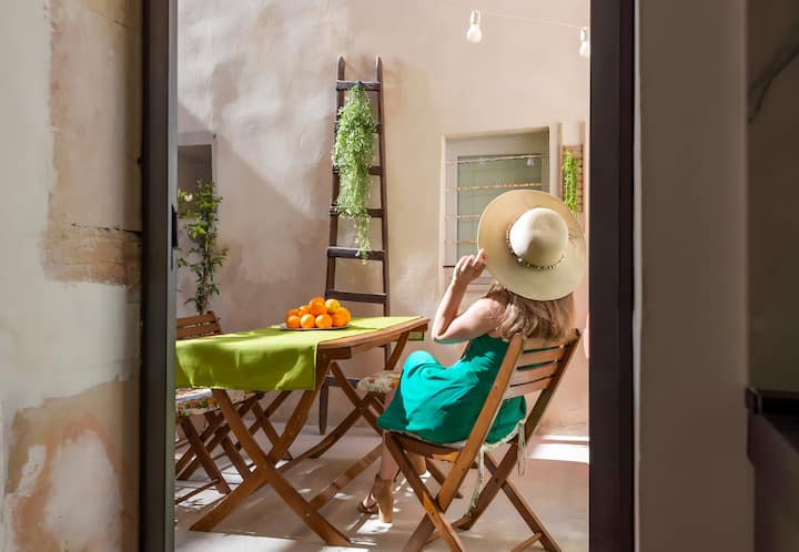 Cortile Syraka Apt Ortigia Cour Privée Wi-fi - Syracuse