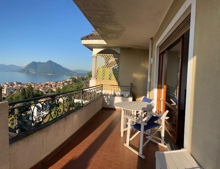 La Contea Panoramica Stresa 130 Mq Parking Free - Lac Majeur