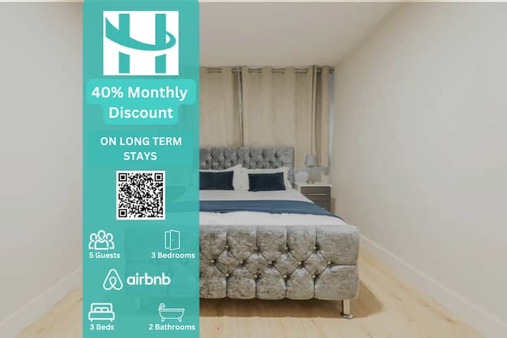 40%off Stays 7days+ |3 Bed House|family|groups - Birmingham