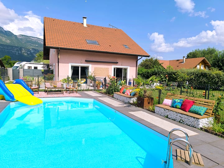 Villa Avec Piscine 14 Personnes - Lac d'Annecy