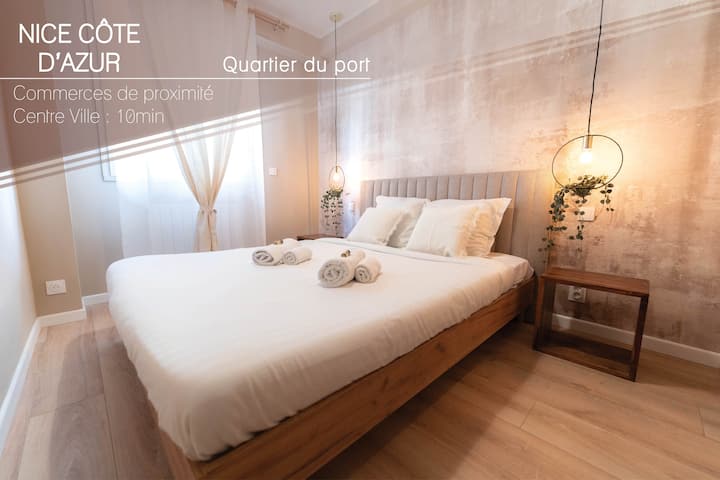 *Charmant 3 Pieces, Ambiance Cosy / Port De Nice - Nice