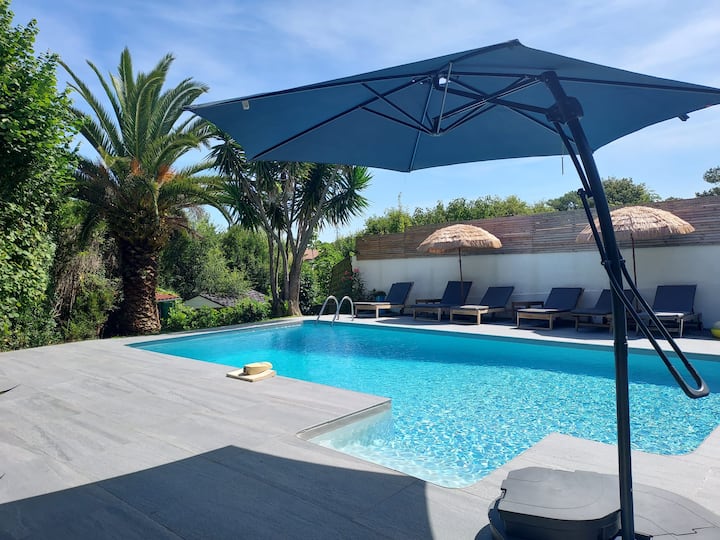 Maison à Bidart Avec Belle Piscine, 5mn Des Plages - Bidart