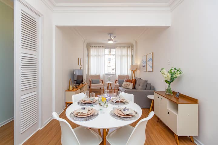 Elegant 2 Br Near Ipanema & Copacabana Beach - Ipanema
