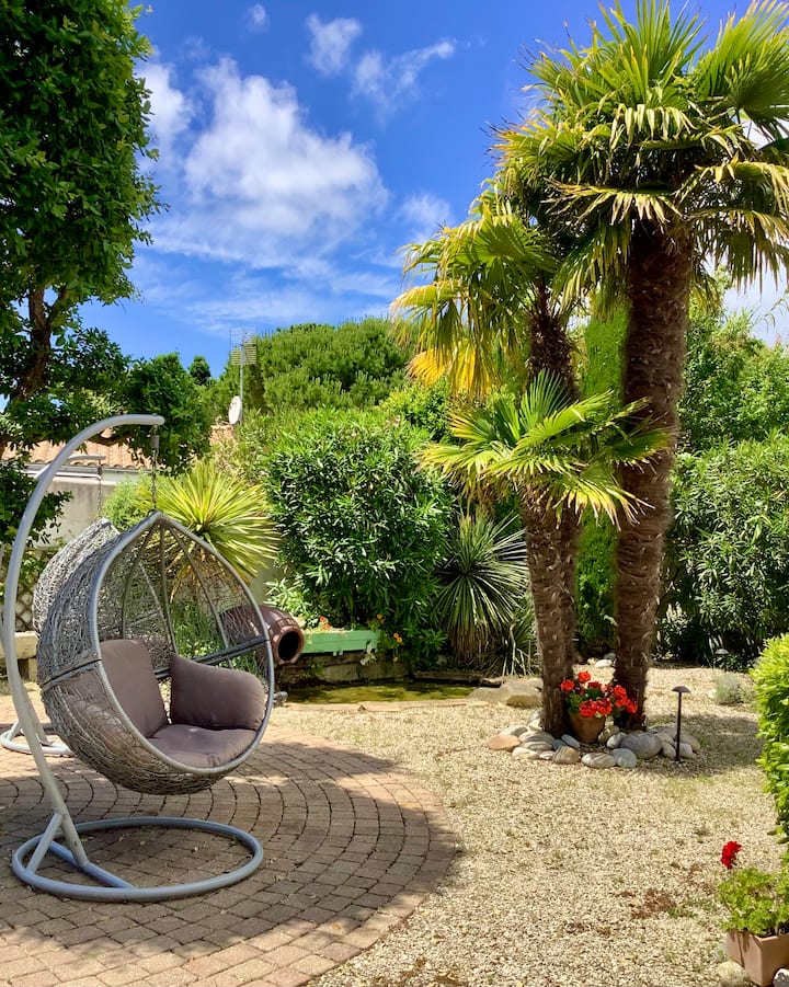 Ravissante Maison Avec Spa, Beau Jardin Et Garage - Le Bois-Plage-en-Ré