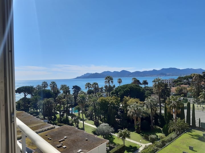 Studio Avec Incroyable Vue Mer Et Fibre - Cannes