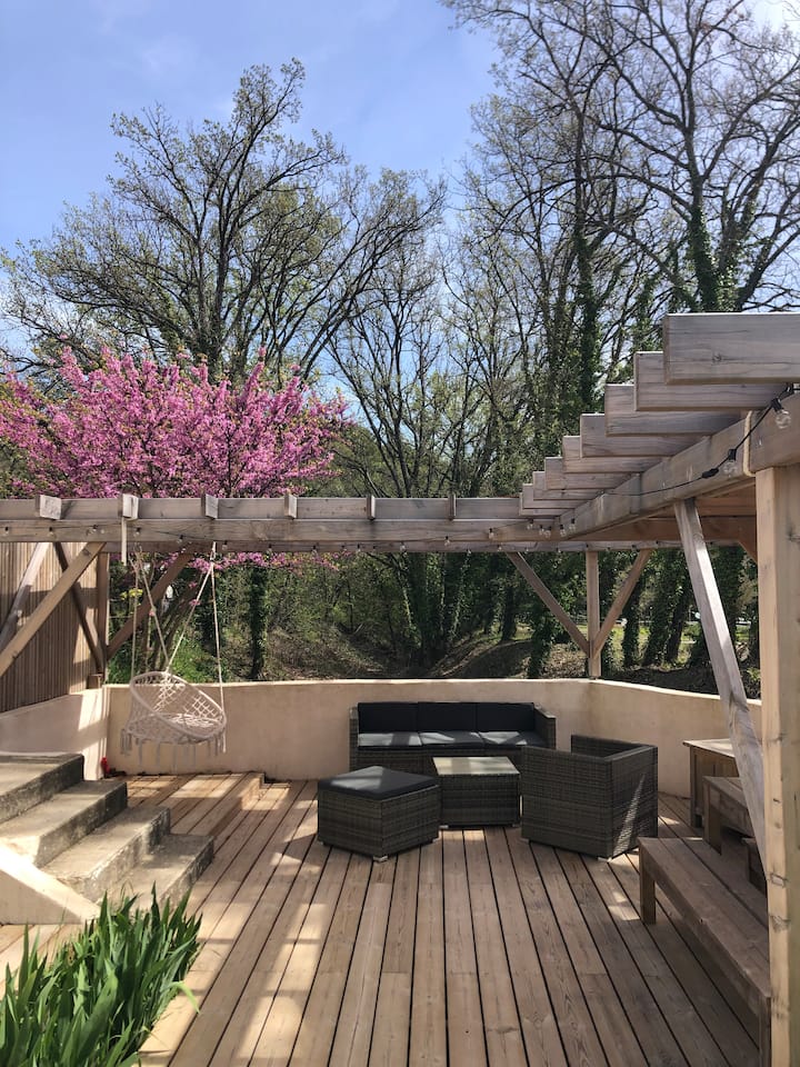 Maison Dans Le Luberon, 4 Chambres, Piscine 360 Cm - Manosque