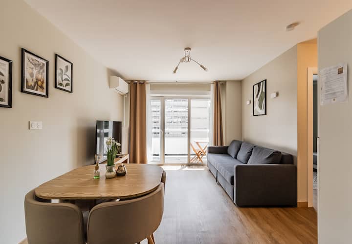 T2  Tête D’or + Parking Privé Gratuit + Climatisé - Villeurbanne