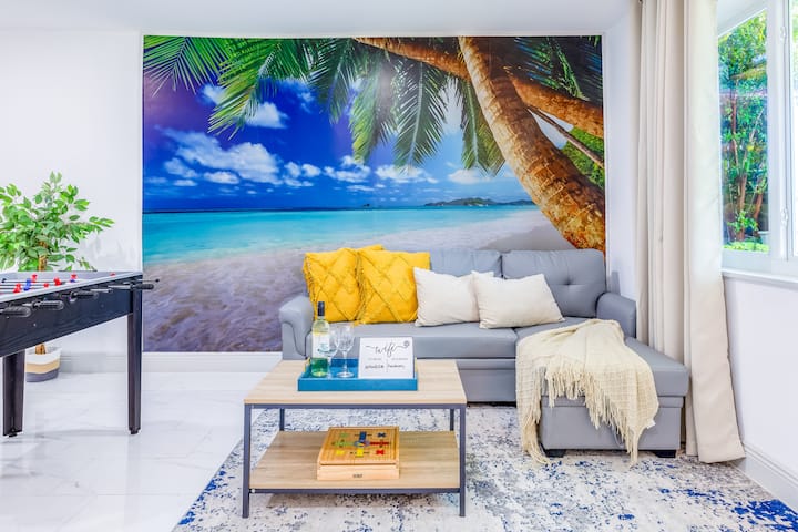 12 Ppl/10 Min Beach/family/games/pet/terrace/bbq/ - Hollywood, FL