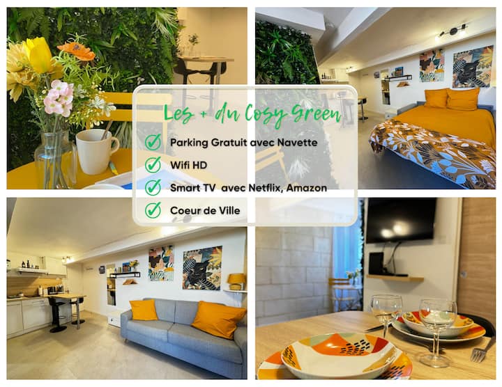 Cosy Green - Wifi - Central - Navette Parking - Avignon