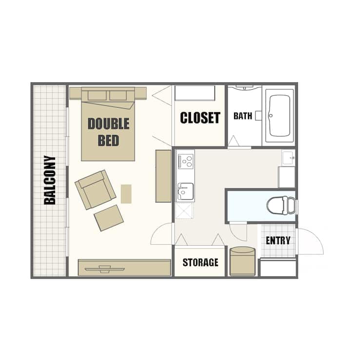 【Goenstay】cozy Studio For Couples – Harajuku" - Harajuku