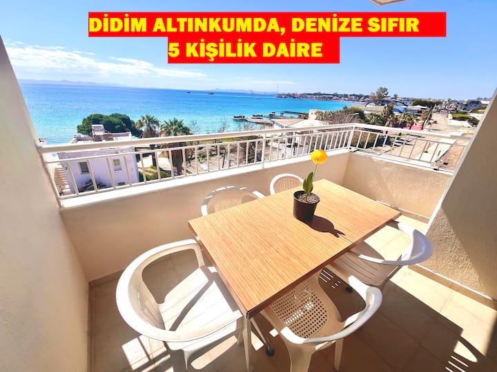 5 Kişilik Deniz Manzaralı Daire - Didim