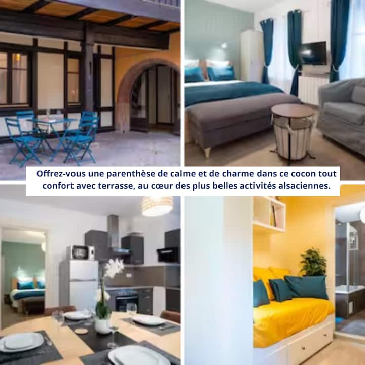 Cocon D’émeraude – Confort, Terrasse Et Activités - Jungholtz