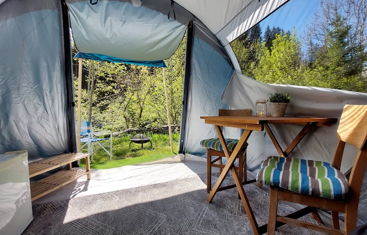 Glamping Zelt Auf Dem Campingplatz Bergblick - Adelboden