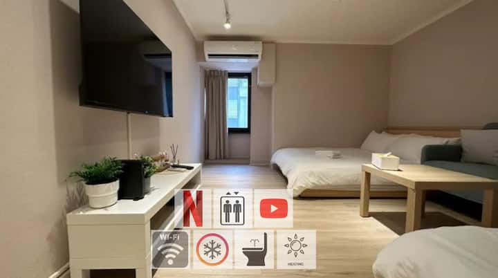 H661/lift/wifi/duplex/400mximenmrt/4-8pax/netflix - Taipei