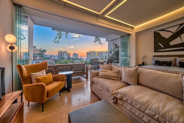 Ocean View Luxury Condo - Walk To Beach - Puerto Vallarta
