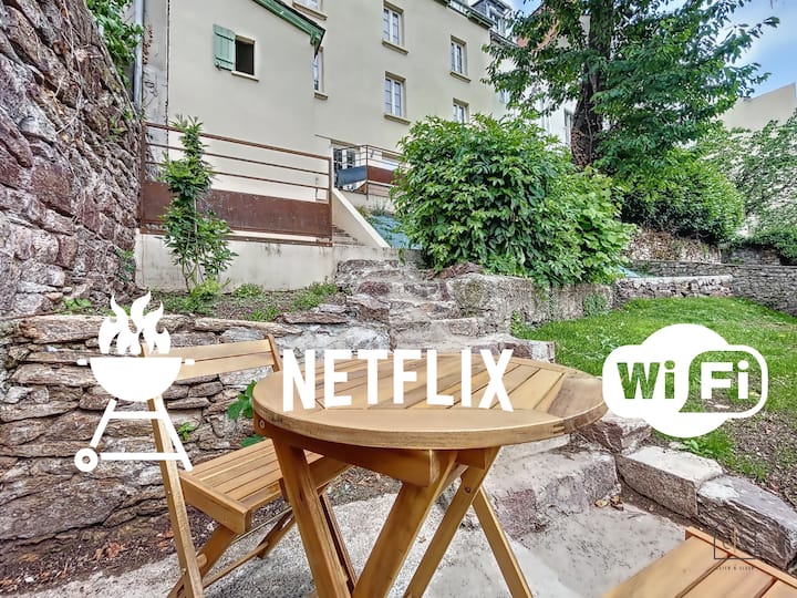 Rodez: Apt. Indép. Jardin: Calme, Netflix, Musée - Rodez