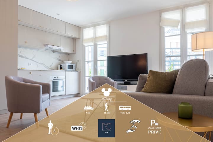 *Disneyland-paris*8pers, Netflix, 2 Parkings, Wifi - Disneyland Paris