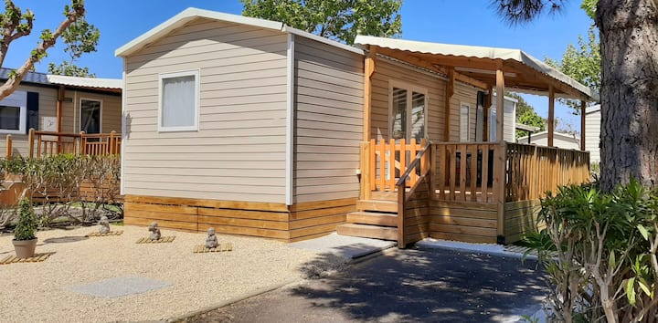 Mobilhome 3ch/6pers Camping 4* Les Sables Du Midi - Portiragnes