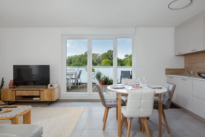 Lumineux, Terrasse, Garage, Proche Strasbourg - Strasbourg