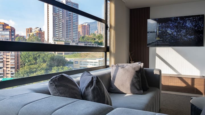 92 Familiar Con Vista Y Confort En El Poblado - Medellín