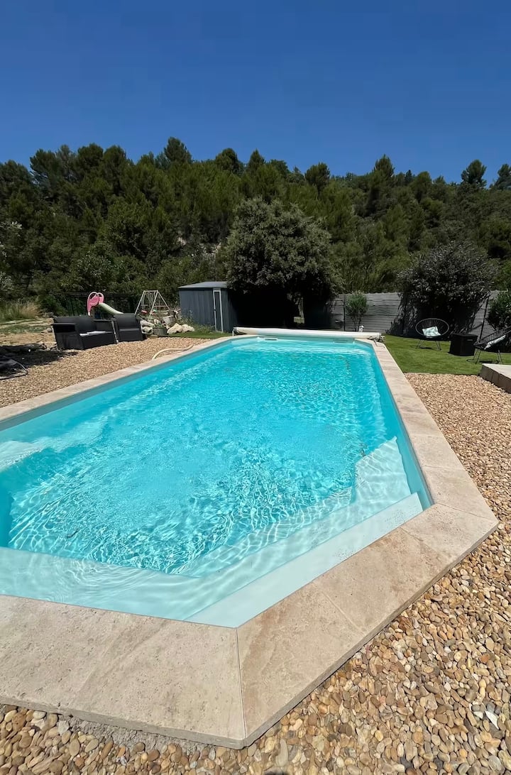 Maison Luberon/saignon/piscine Chauffée/climatisée - Apt