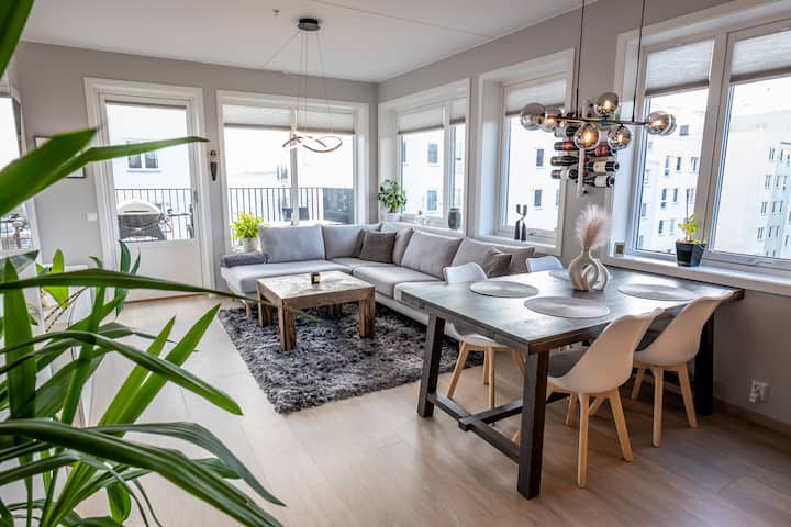 Løren Panorama, Central Luxury Corner Apartment - Oslo