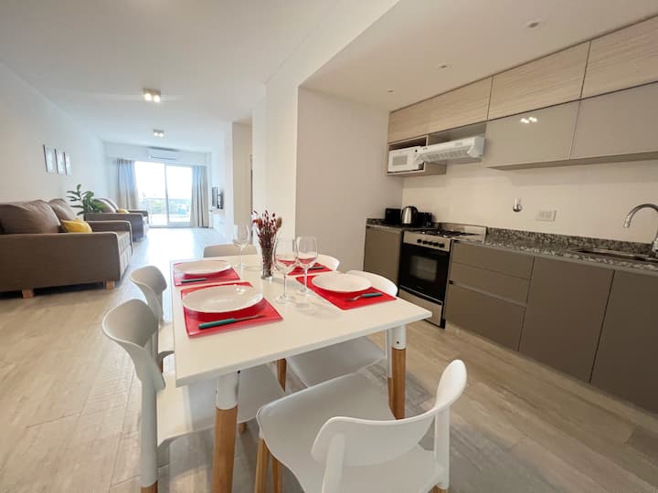 6 Pax [Ideal Long Stay] Security 24 Hs + Laundry - Buenos Aires