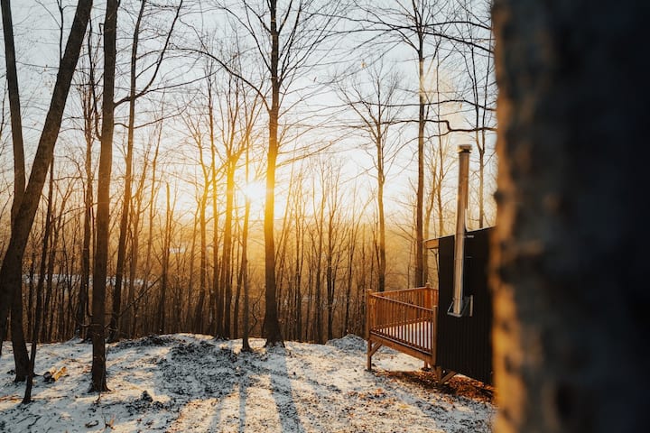 Mini Chalet Pet Friendly Piscine Et Télétravail - Sherbrooke