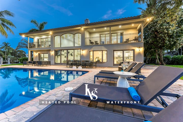 Lvs Villa Key-waterfront Estate/pool/5 Min 2 Beach - Fort Lauderdale, FL