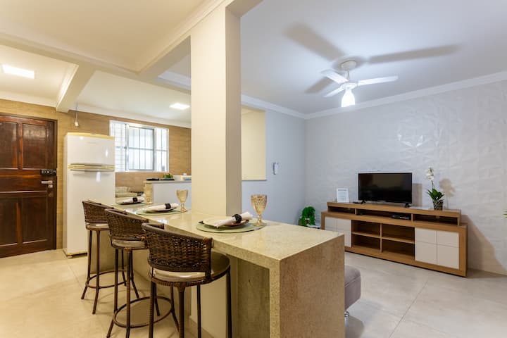 Apto Praia Grande - Boqueirão-wifi-em 6x Sem Juros - Praia Grande