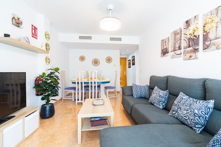 Apartment With Air Conditioning And Wifi - Águilas