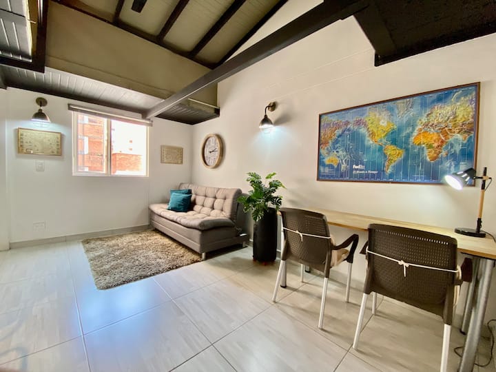 Laureles-1br Apt-prime Location/great Illumination - Medellín