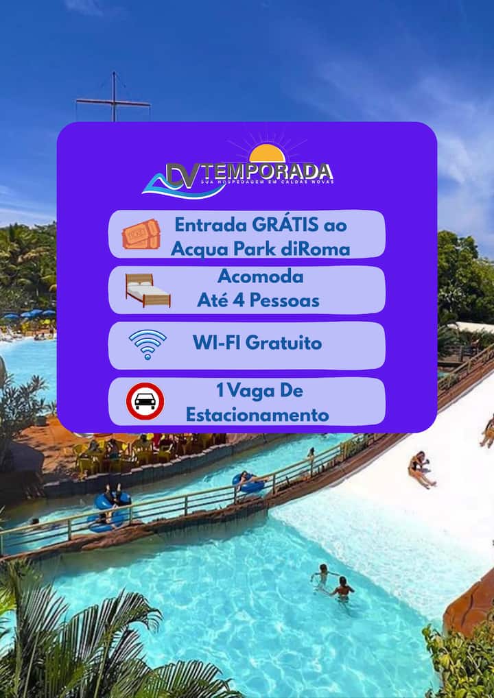 Hotel Spazzio Acqua Park Diroma Incluso - Caldas Novas