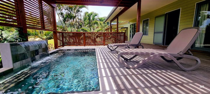 'Stay On Par' Luxury Villa With Plunge Pool - Rarotonga