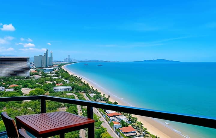 Pattaya Seaview Beachfront Skypool Copacabana - パッタヤー