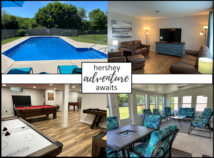 Hershey Adventure Awaits! Outdoor Pool + Game Room - Hershey, PA